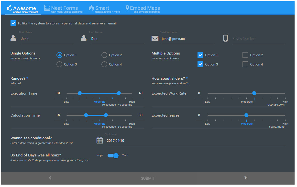 eForm - WordPress Form Builder by WPQuark | CodeCanyon